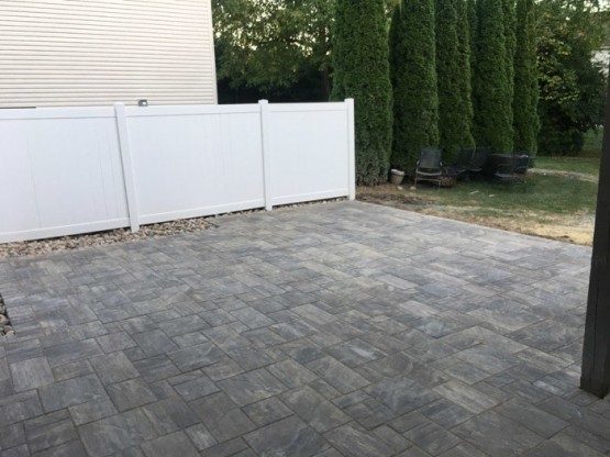 Gray Concrete with Deep Charcoal Release – Majestic Ashlar Stamp – The ...